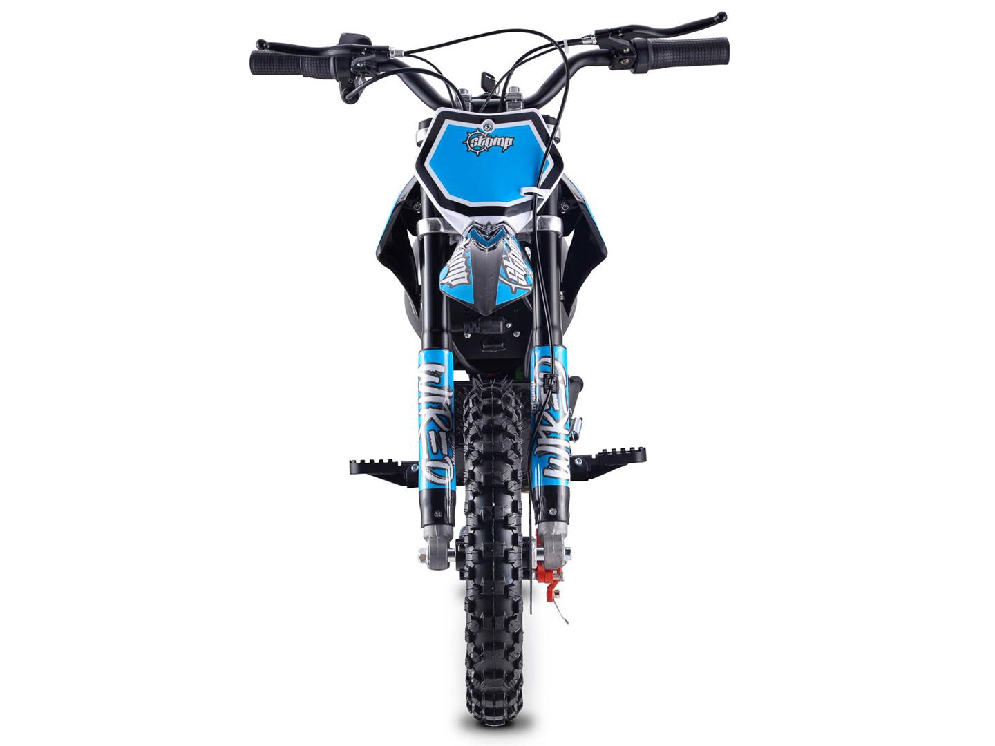 Stomp Wired 500w Neon Blue Electric Pit Bike | Storm Buggies